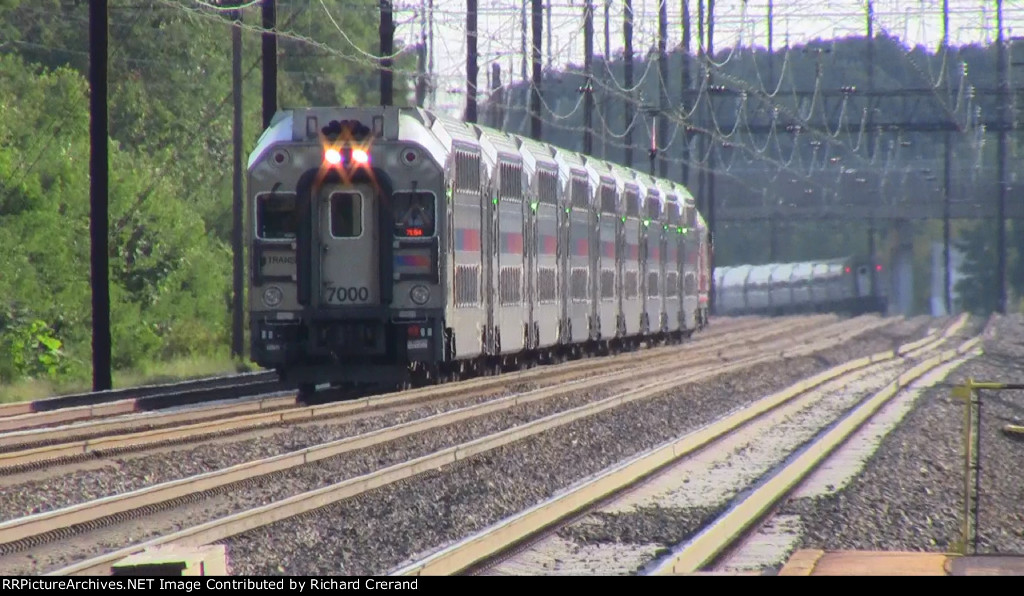 Train 7854 Crawling In